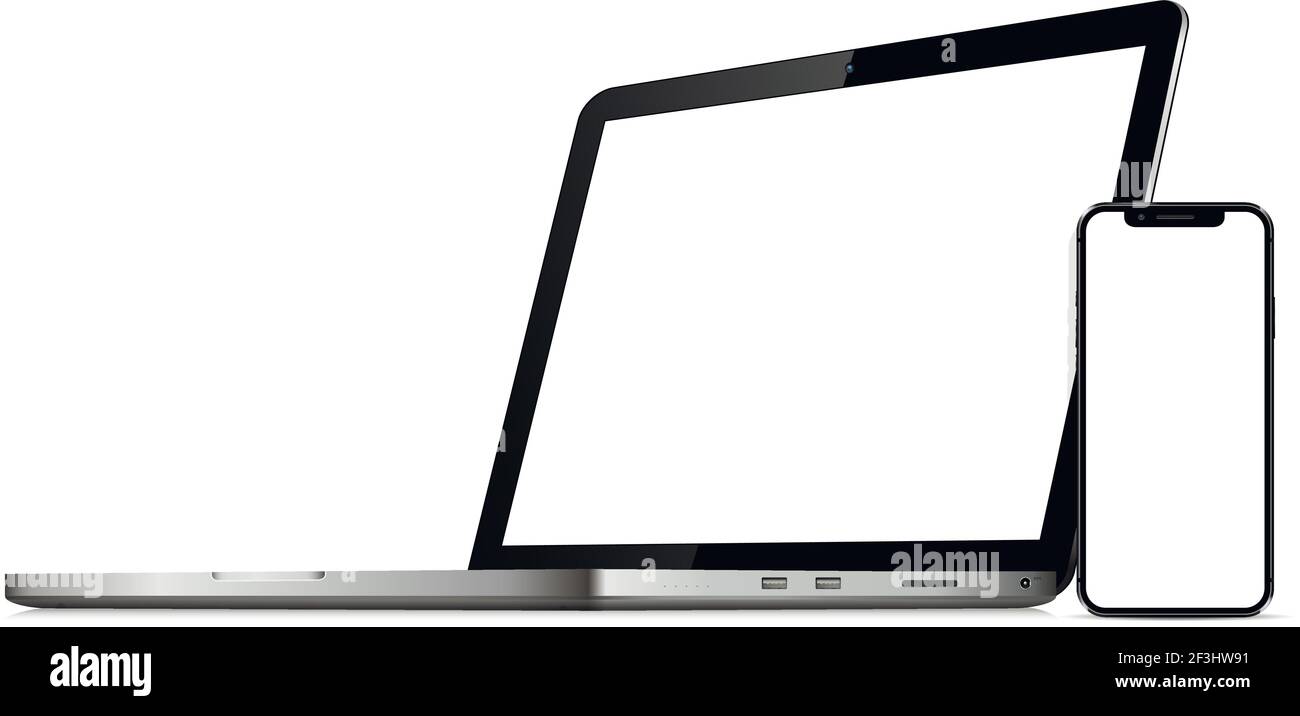 Mock up digital devices Cut Out Stock Images & Pictures - Alamy