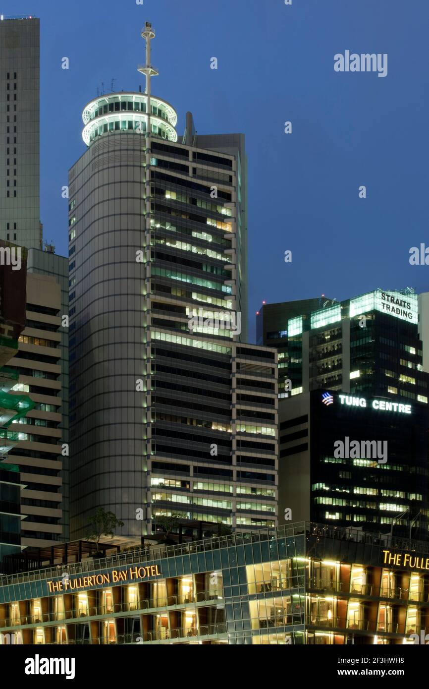 The Hitachi Tower commercial building was designed by Murphy/Jahn and ...