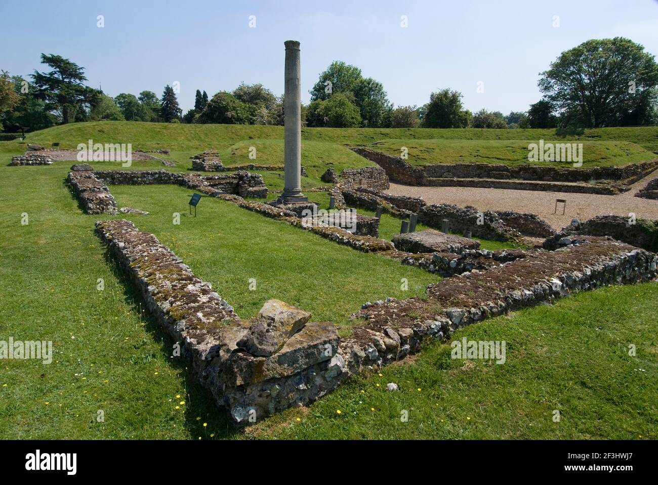 St albans roman ruins hi-res stock photography and images - Alamy