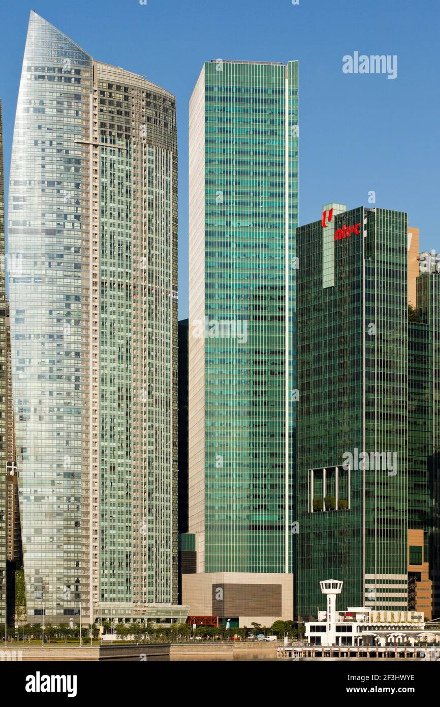 Designed by Kohn Pedersen Fox and Architects 61, the One Raffles Quay ...