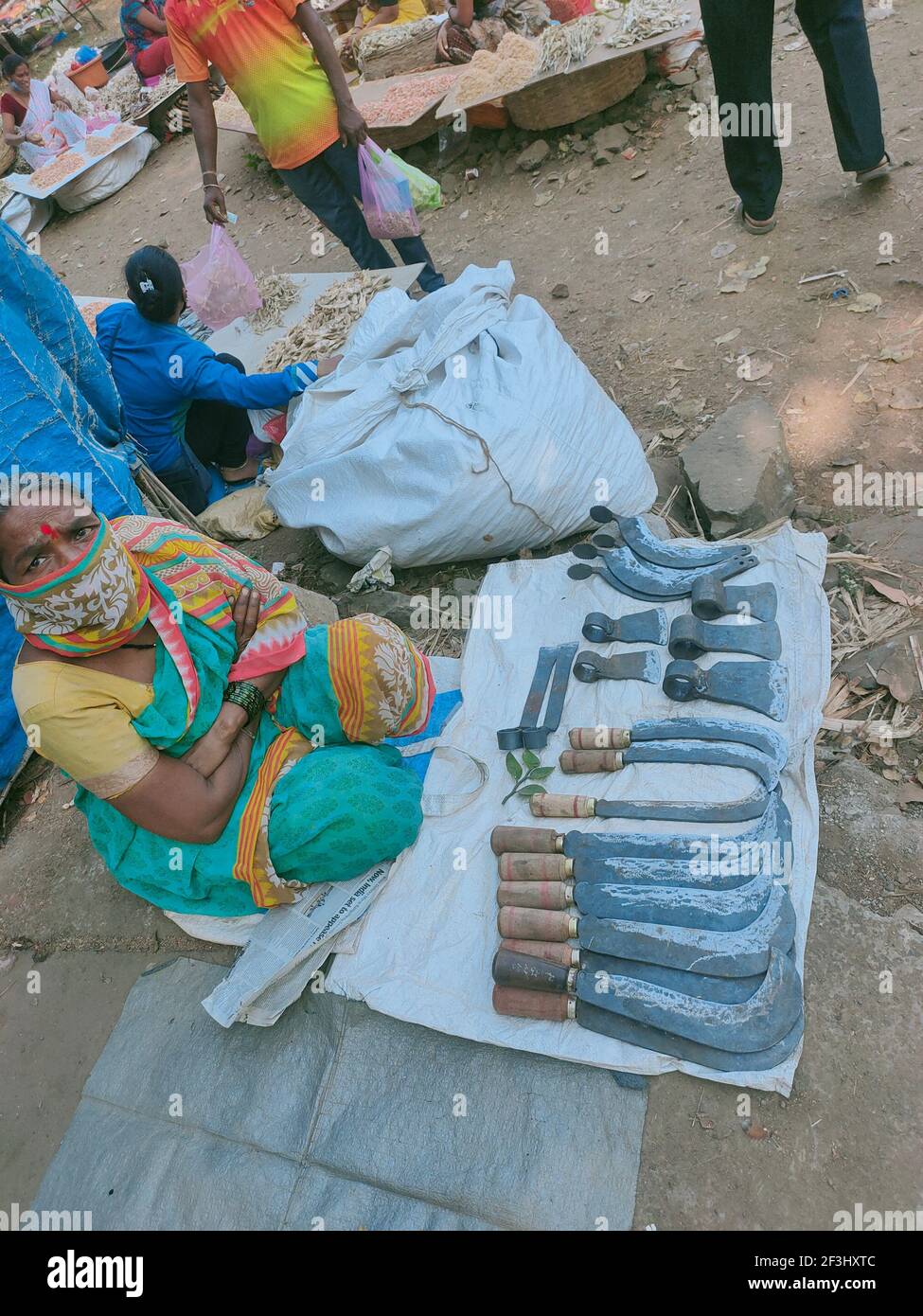 Tribal tools hi-res stock photography and images - Alamy