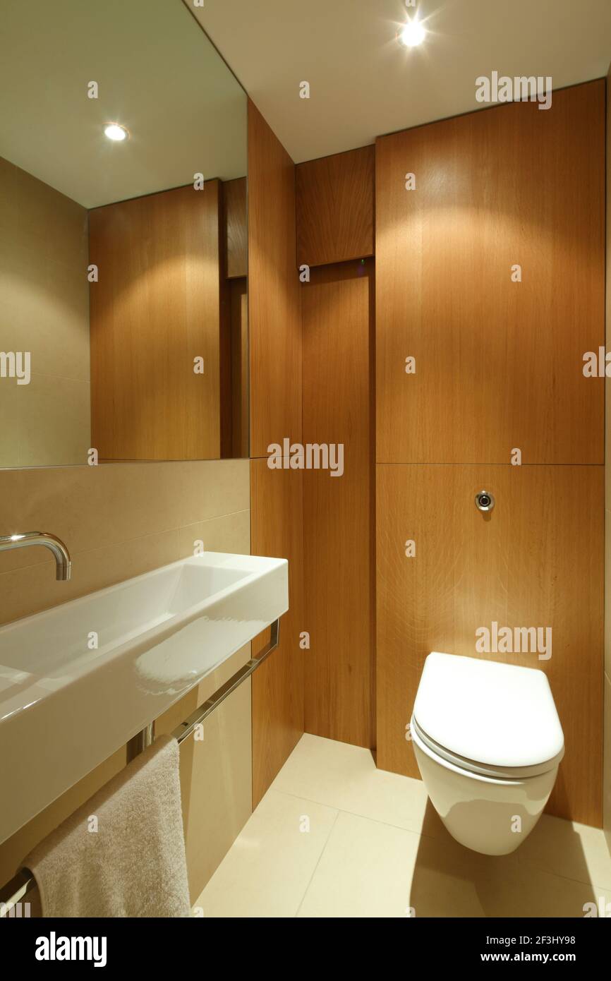 Downstairs cloakroom | Architect: MAP Projects | Stock Photo - Alamy