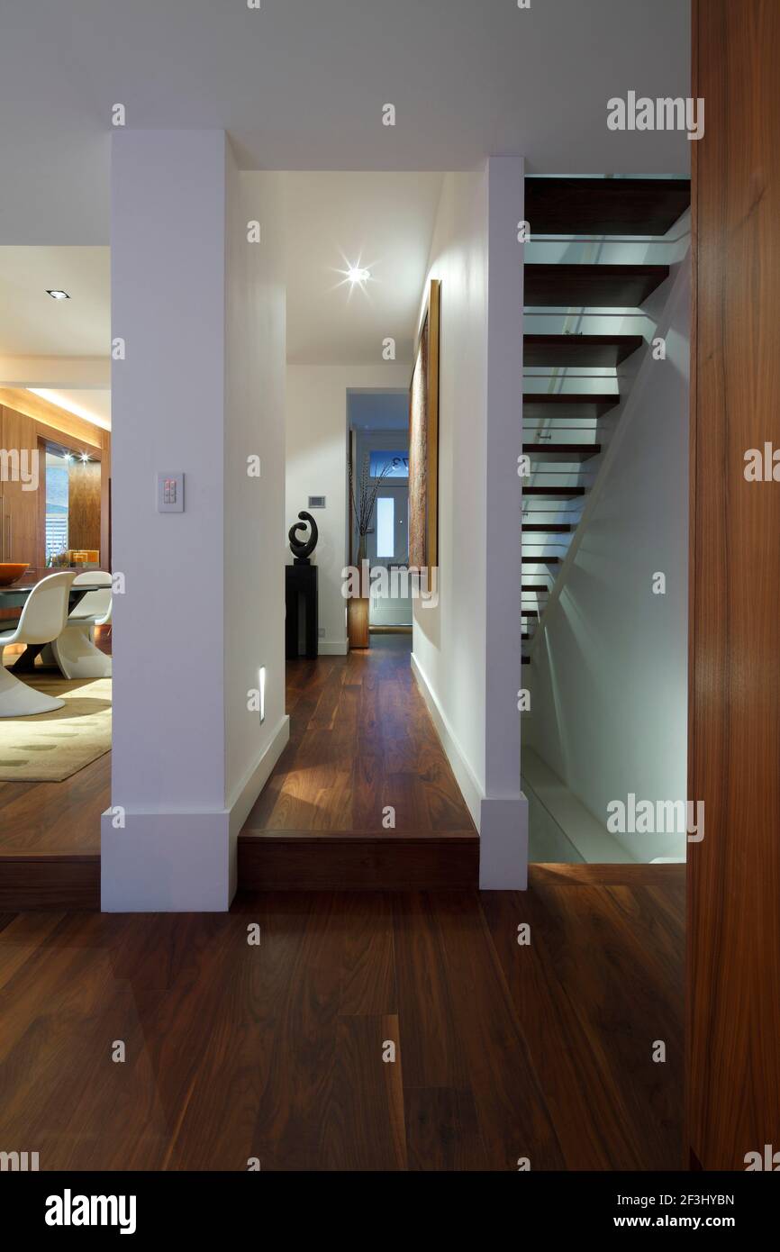 Staircase, hall and dining room | Architect: MAP Projects | Stock Photo ...
