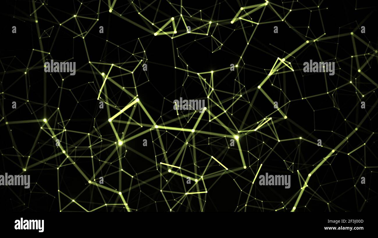 Abstract Plexus Technology Science And Engineering 3d illustration ...