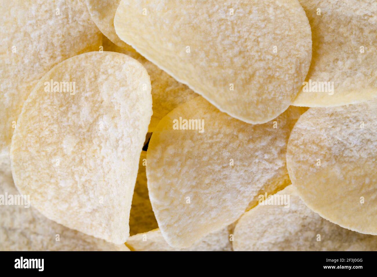 light-colored thin potato chips Stock Photo - Alamy