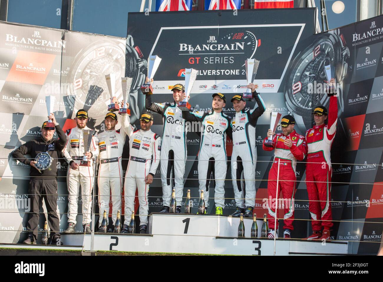 Podium Pro-AM Cup, Darren Burke, Salih Yoluc, Euan Hankey Ram Racing ...