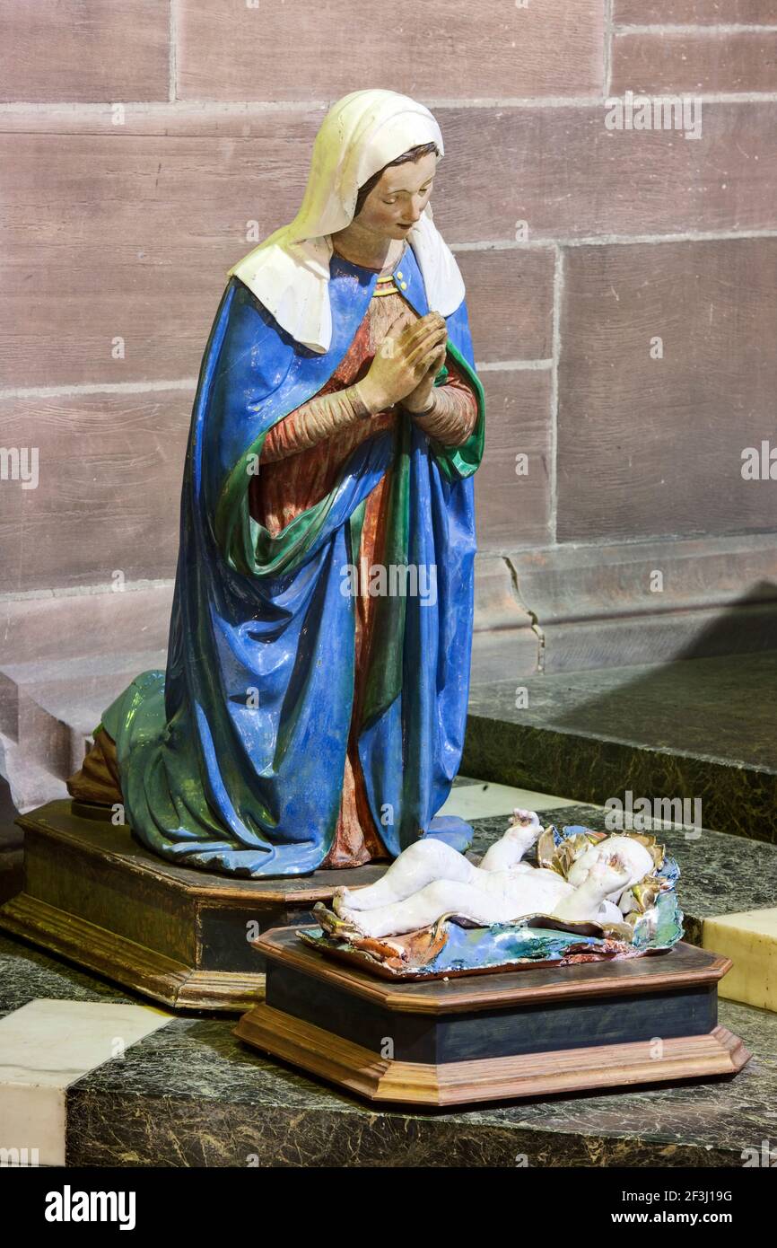 Mary and Baby Jesus, Lady Chapel, Liverpool Cathedral, The Anglican ...
