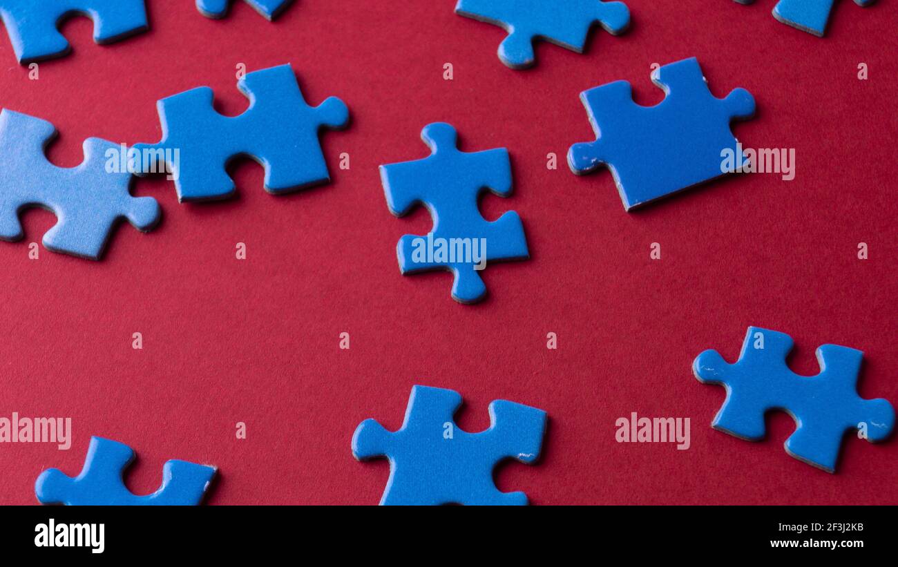blue puzzles, textures and background Stock Photo - Alamy