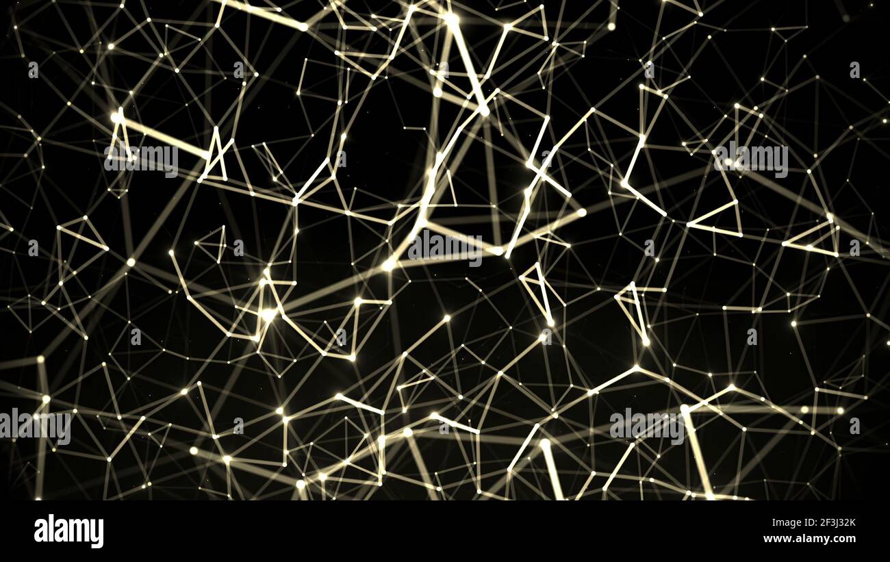 Abstract Plexus Technology Science And Engineering 3d illustration ...