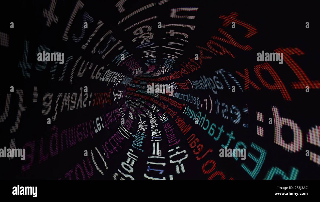 Green blurred binary computer code hi-res stock photography and images ...