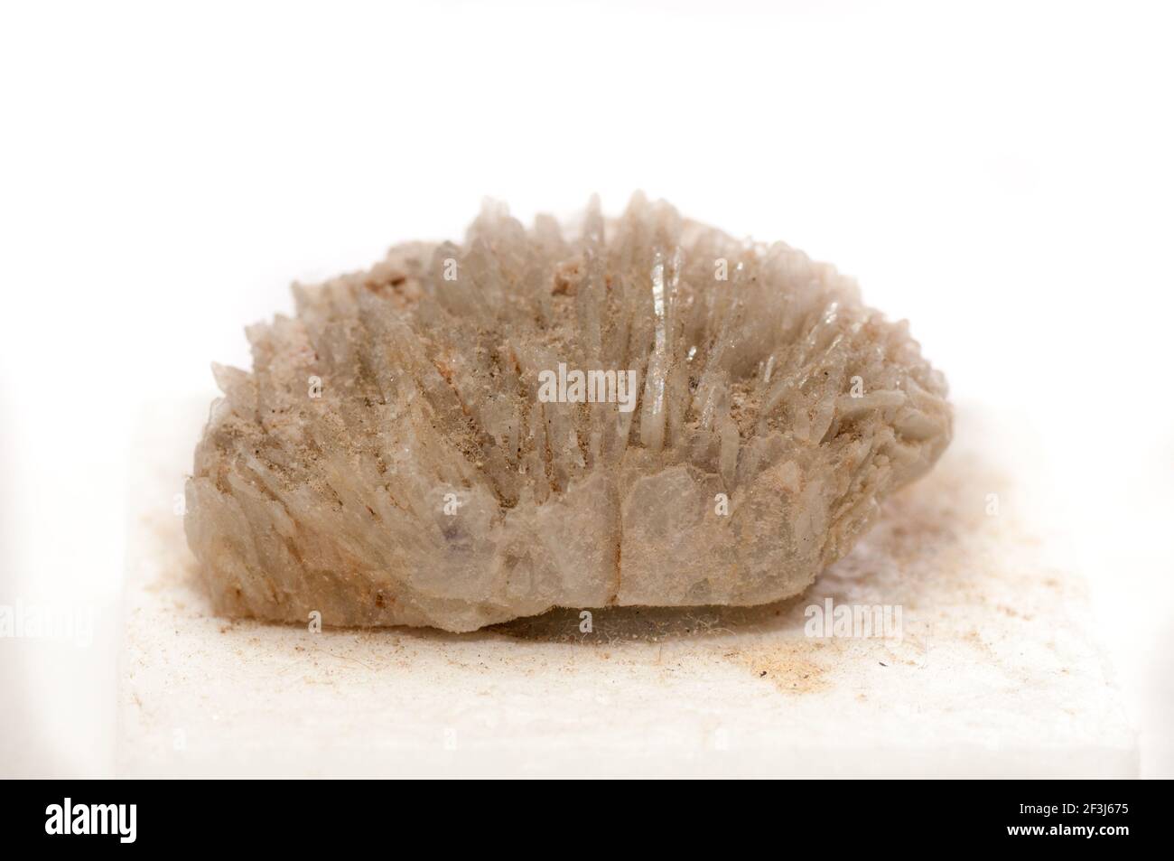 cleavelandite crystal mineral sample, a rare earth mineral Stock Photo ...