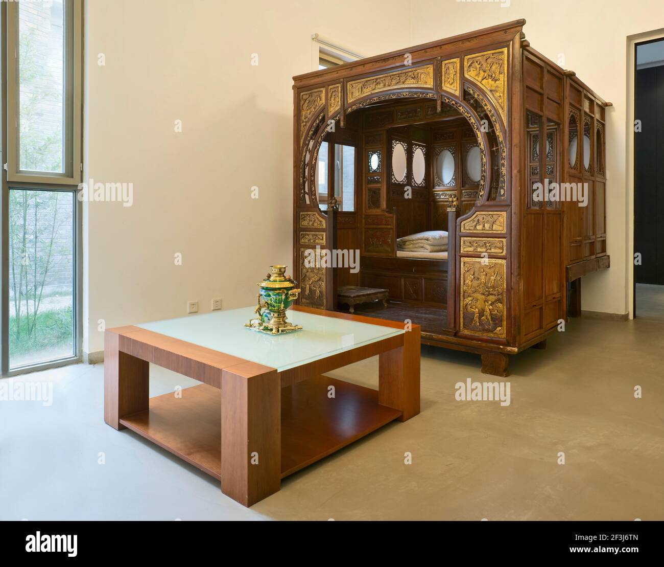 The Beijing house and studio of artist Shao Fan, designed by him. Shao ...