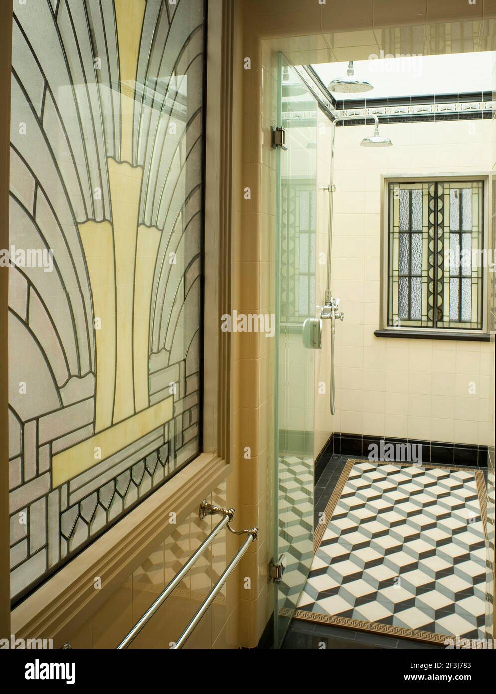 Shower room. Recently restored 1930s British colonial residence in the ...
