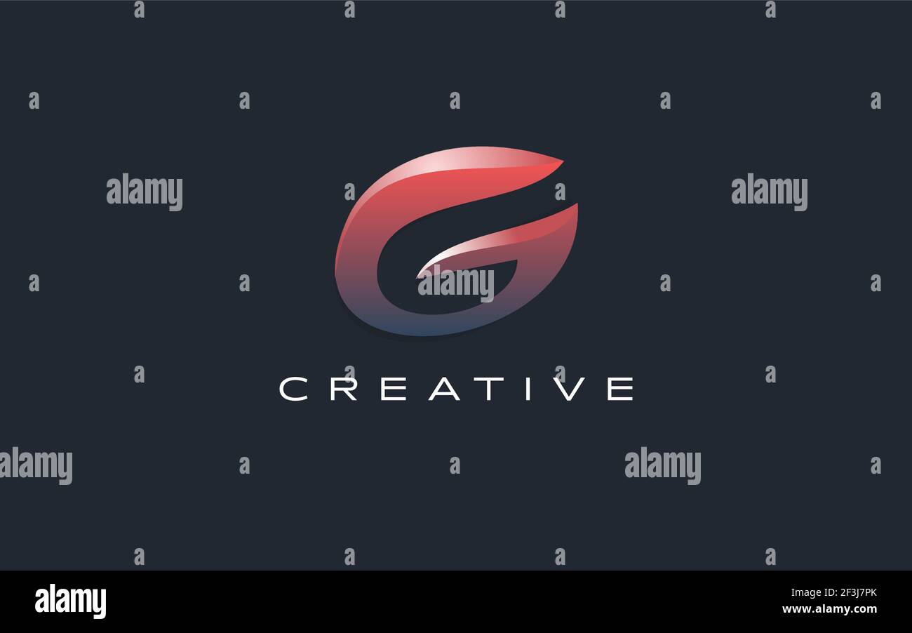 G Logo Design Vector with Creative Modern Design Shape and Vibrant ...