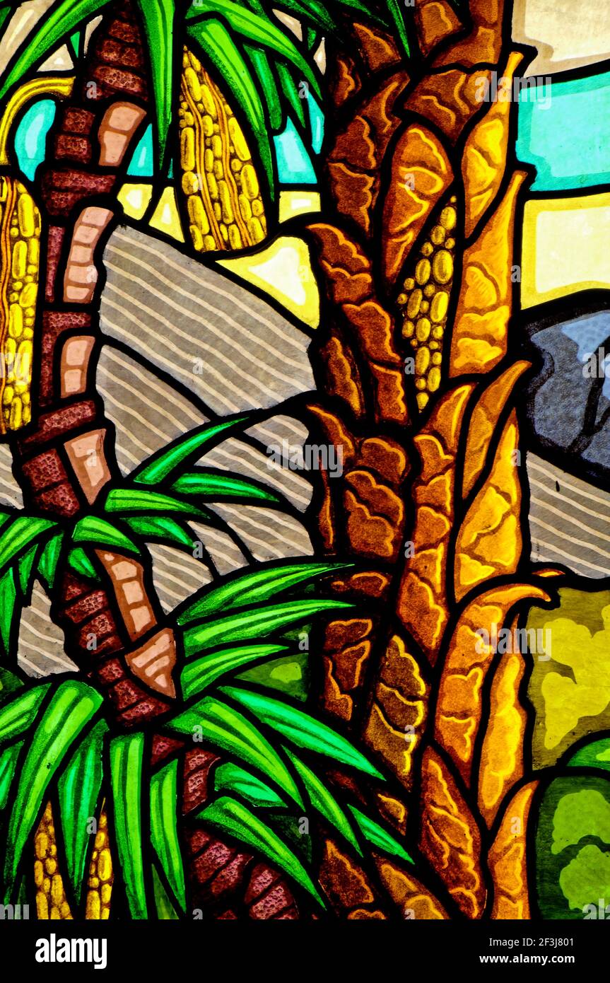 Chinese stained glass window in Villa no. 3 of the Ruijin Hotel ...