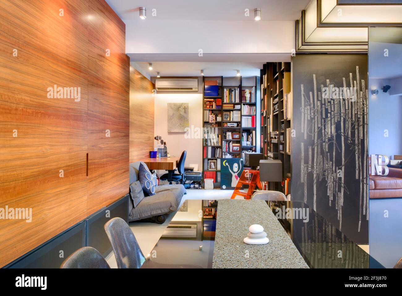 Bernard Chang apartment, Hong Kong, featuring rotating glass walls ...