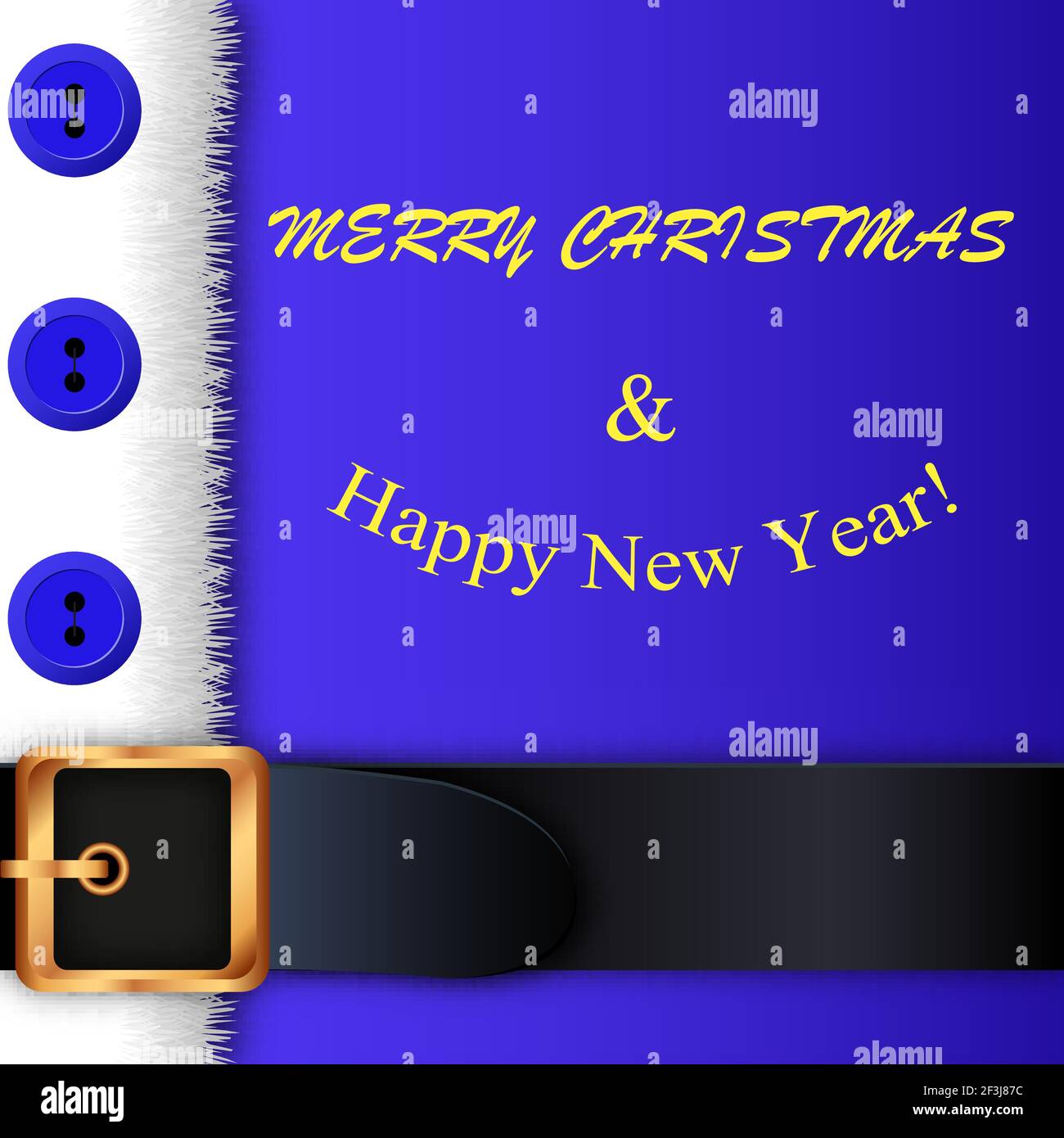 Blue santa suit Stock Vector Images - Alamy