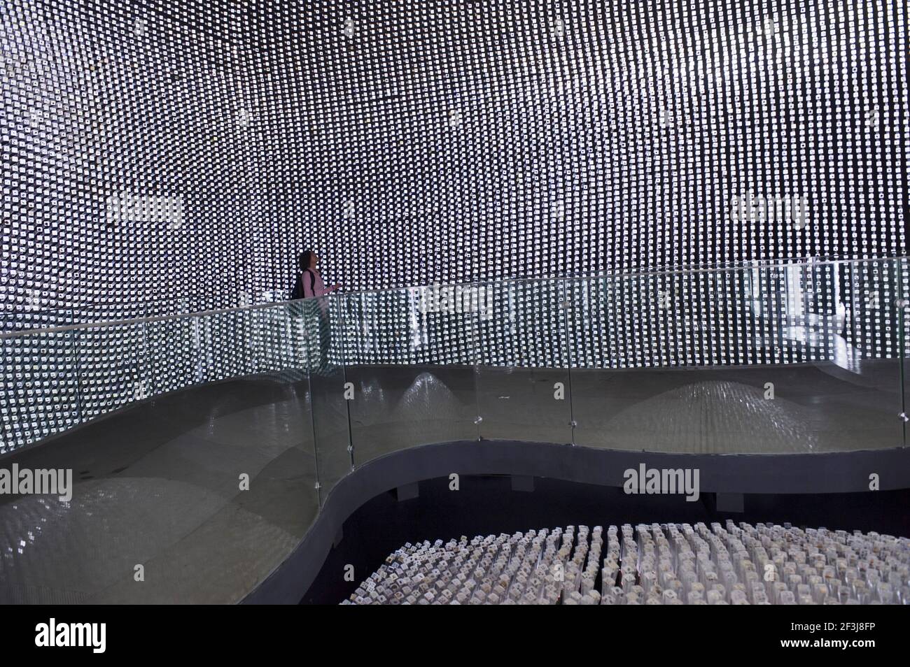 British Pavilion at Shanghai Expo 2010. Designed by Thomas Heatherwick ...