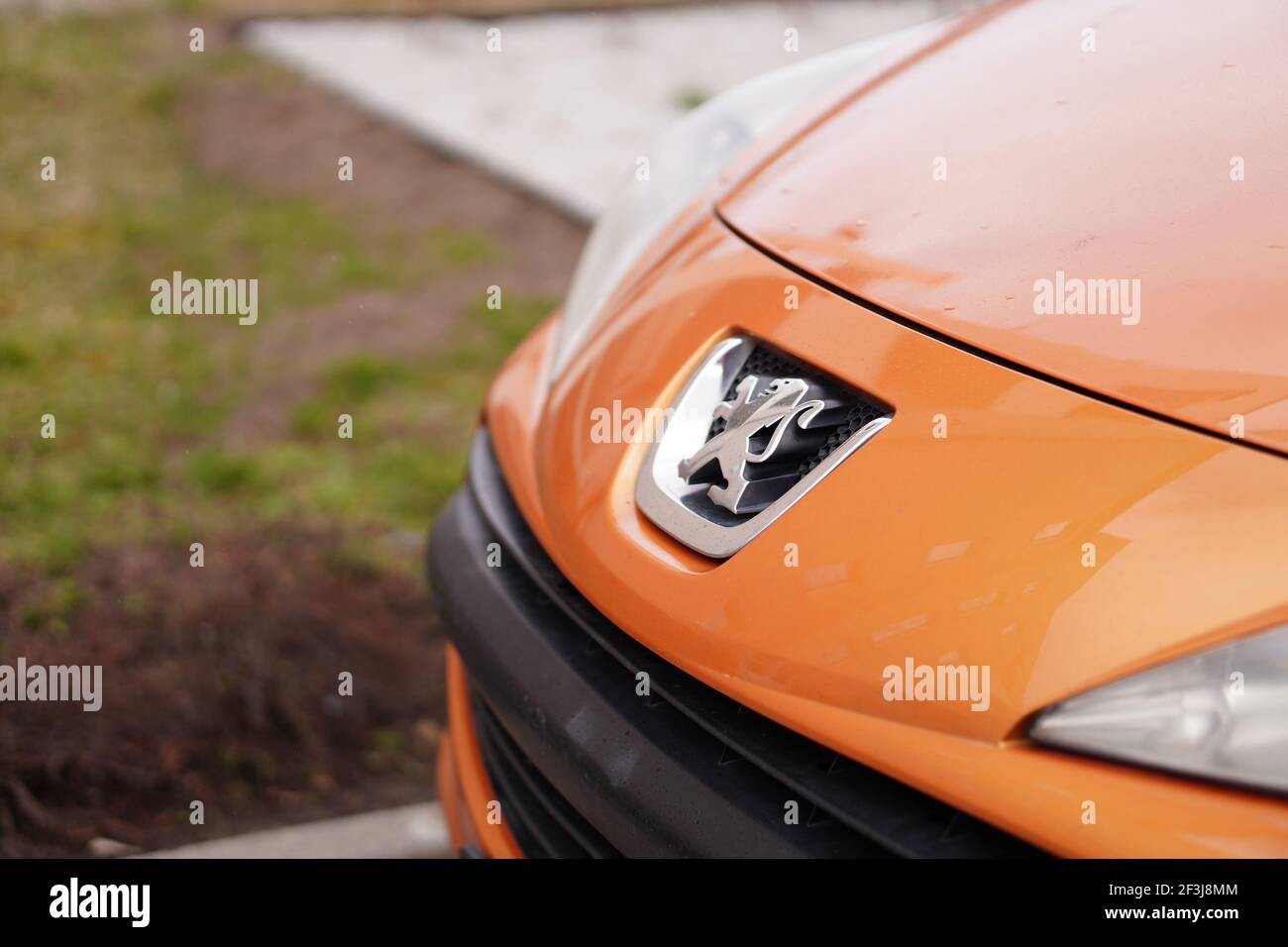 Peugeot orange hi-res stock photography and images - Alamy
