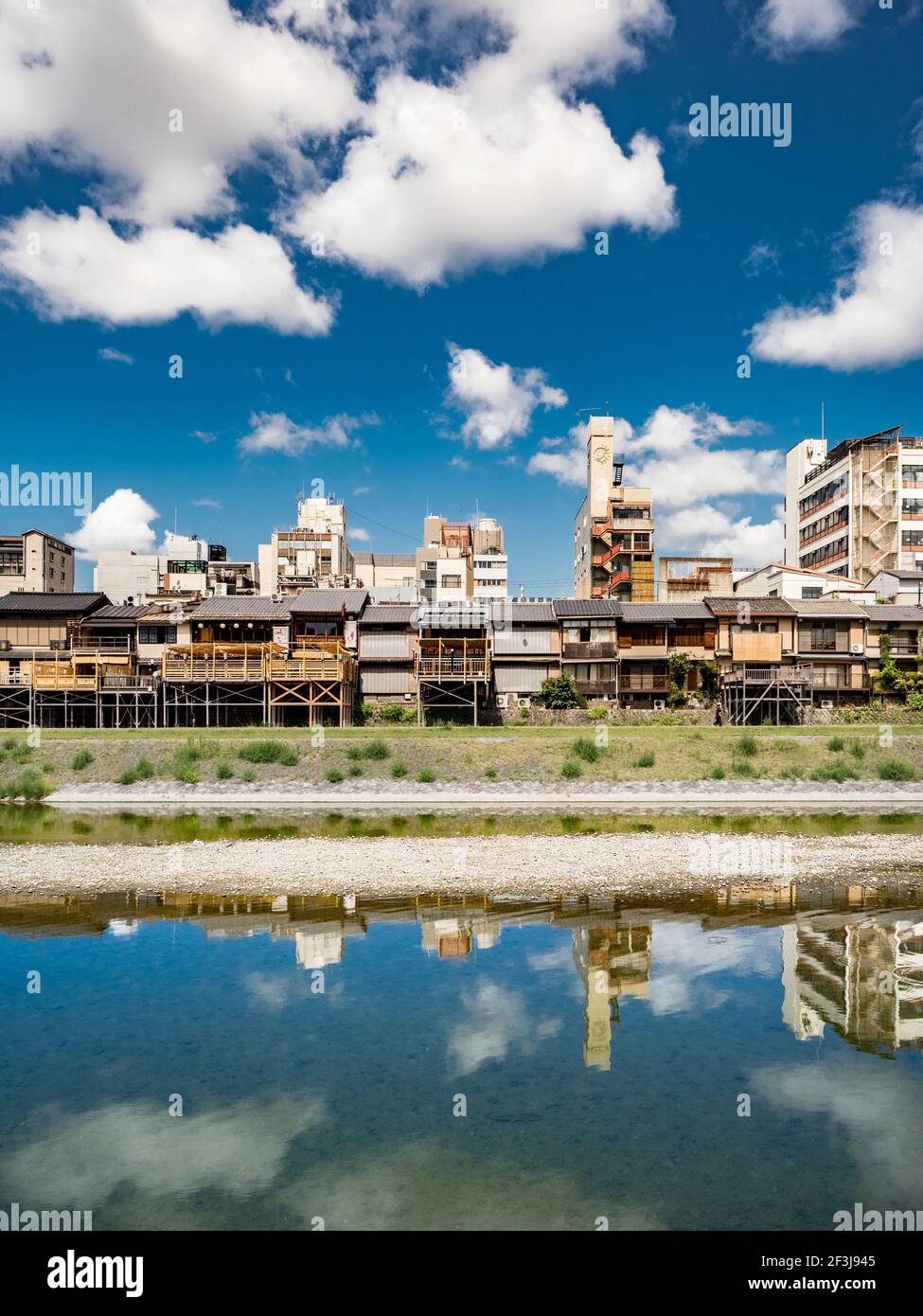 A photo of riverside Kyoto in spring Stock Photo - Alamy