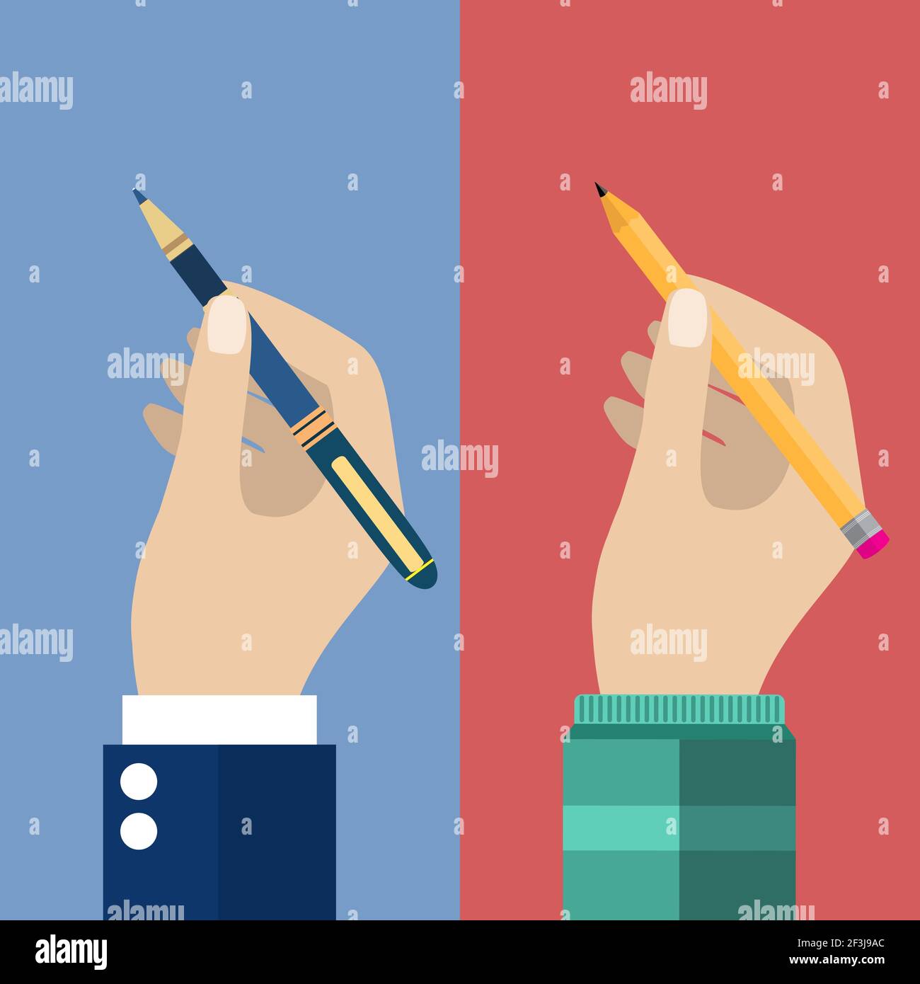 Hand writing sign draw Stock Vector Images - Alamy