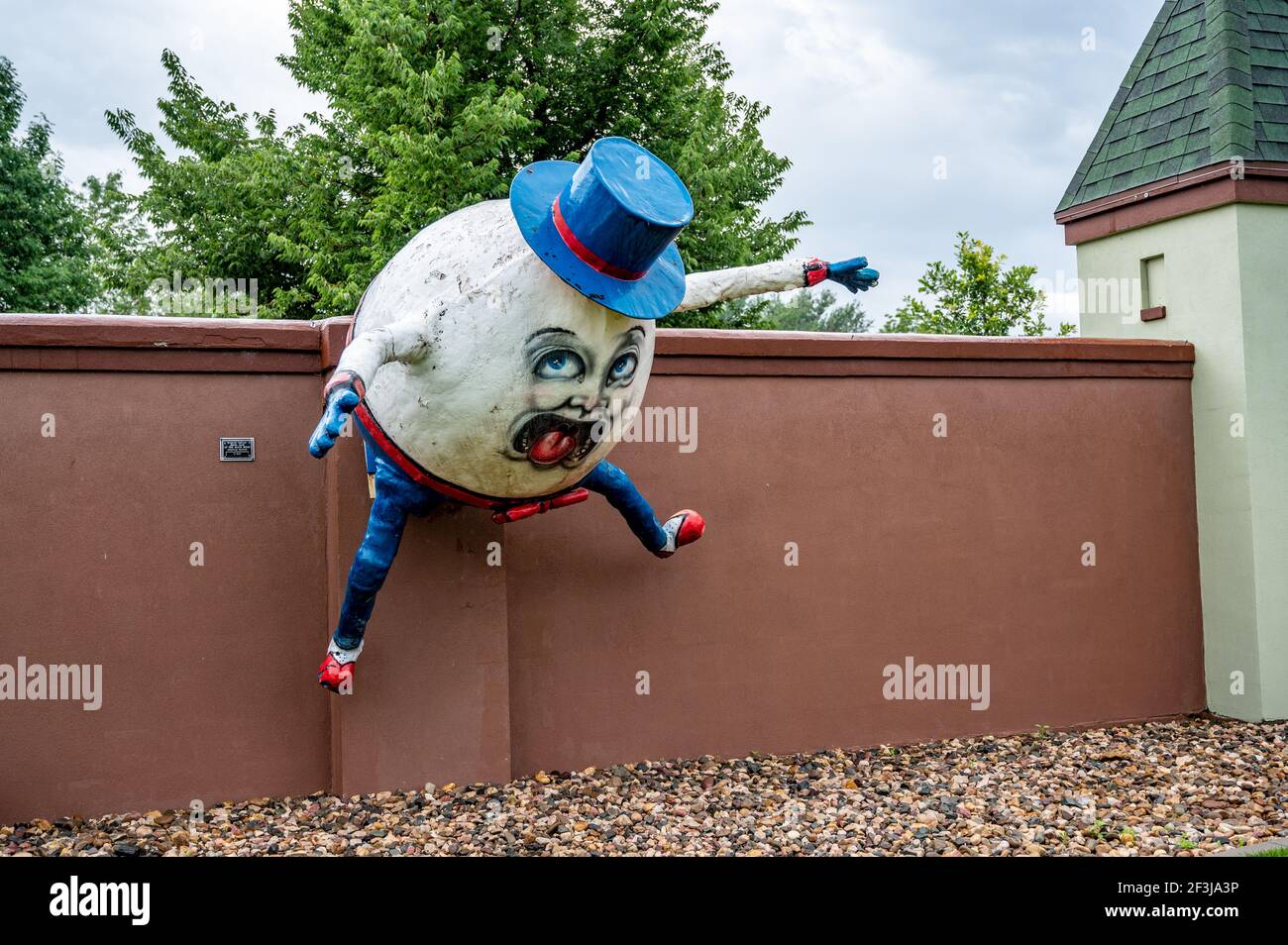 Storybook Island, Rapid City, South Dakota, USA; 7-2020 - Humpty Dumpty ...