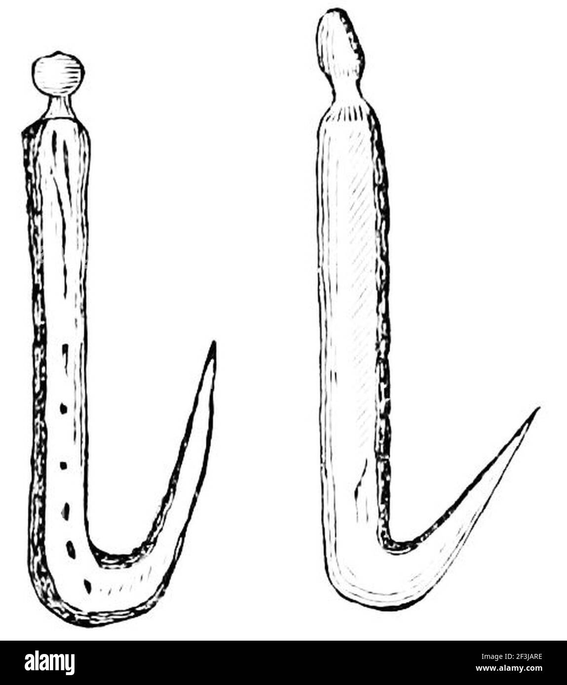 Vintage hooks Cut Out Stock Images & Pictures - Alamy