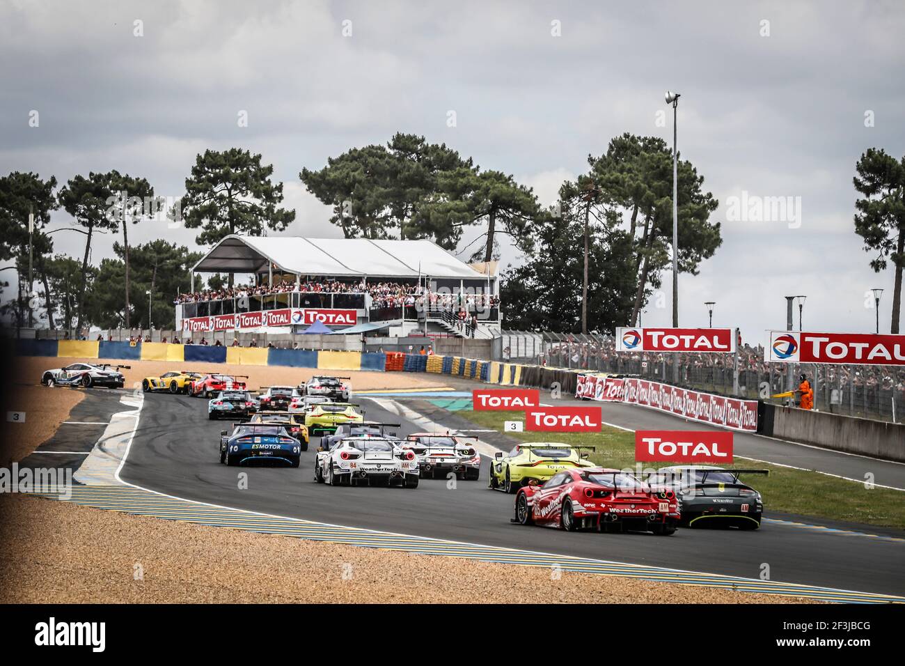 Start during the 2018 Le Mans 24 hours race, from June 16 to 17 at Le ...