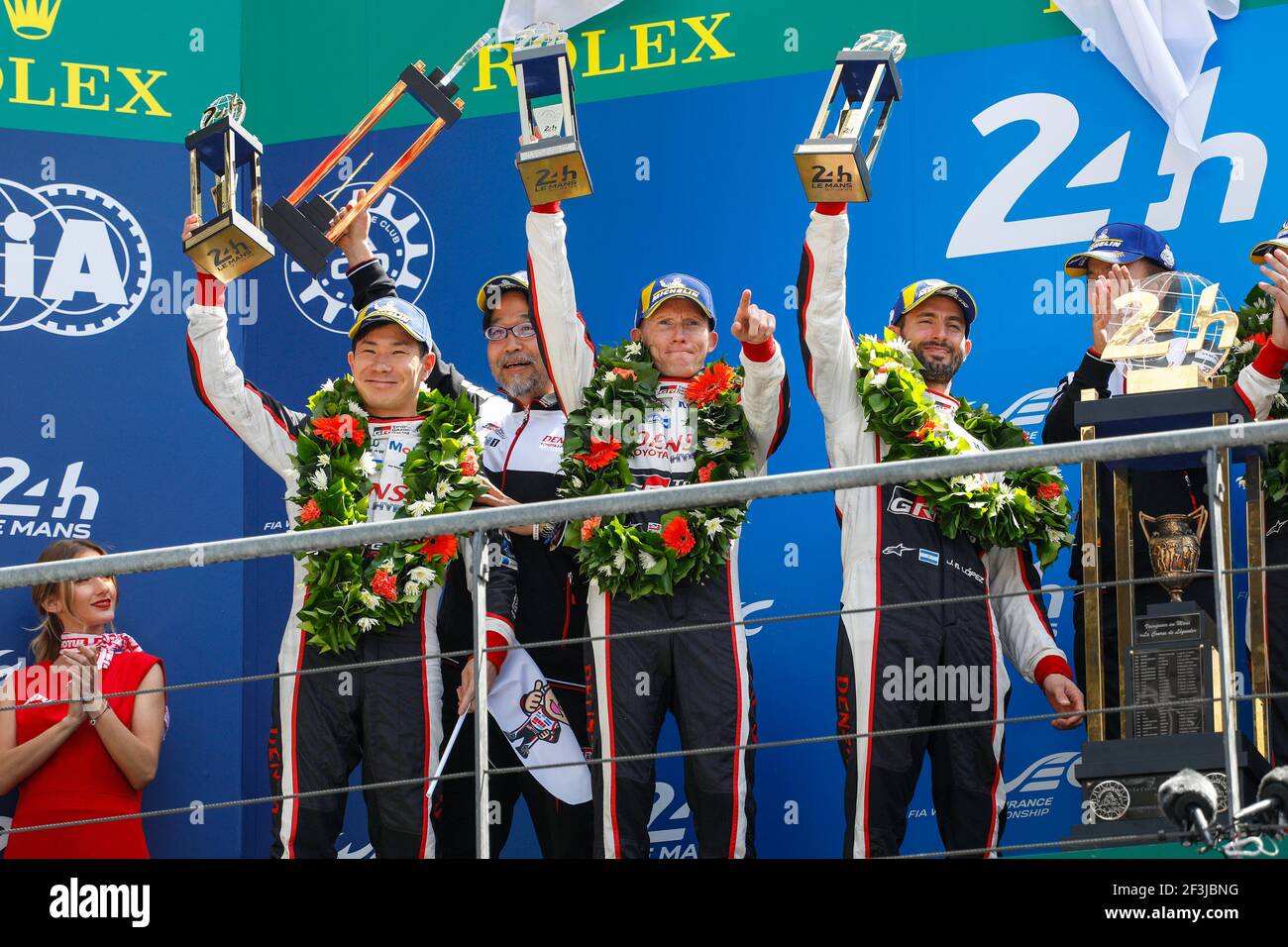 during the 2018 Le Mans 24 hours race, from June 16 to 17 at Le Mans ...