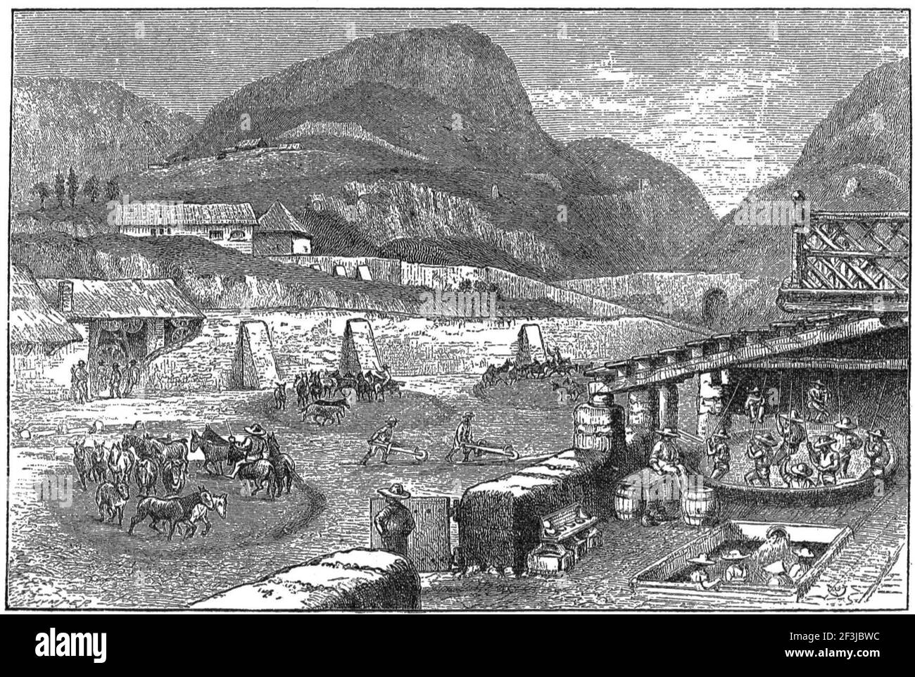 Silver mill at pachuca Stock Photo - Alamy