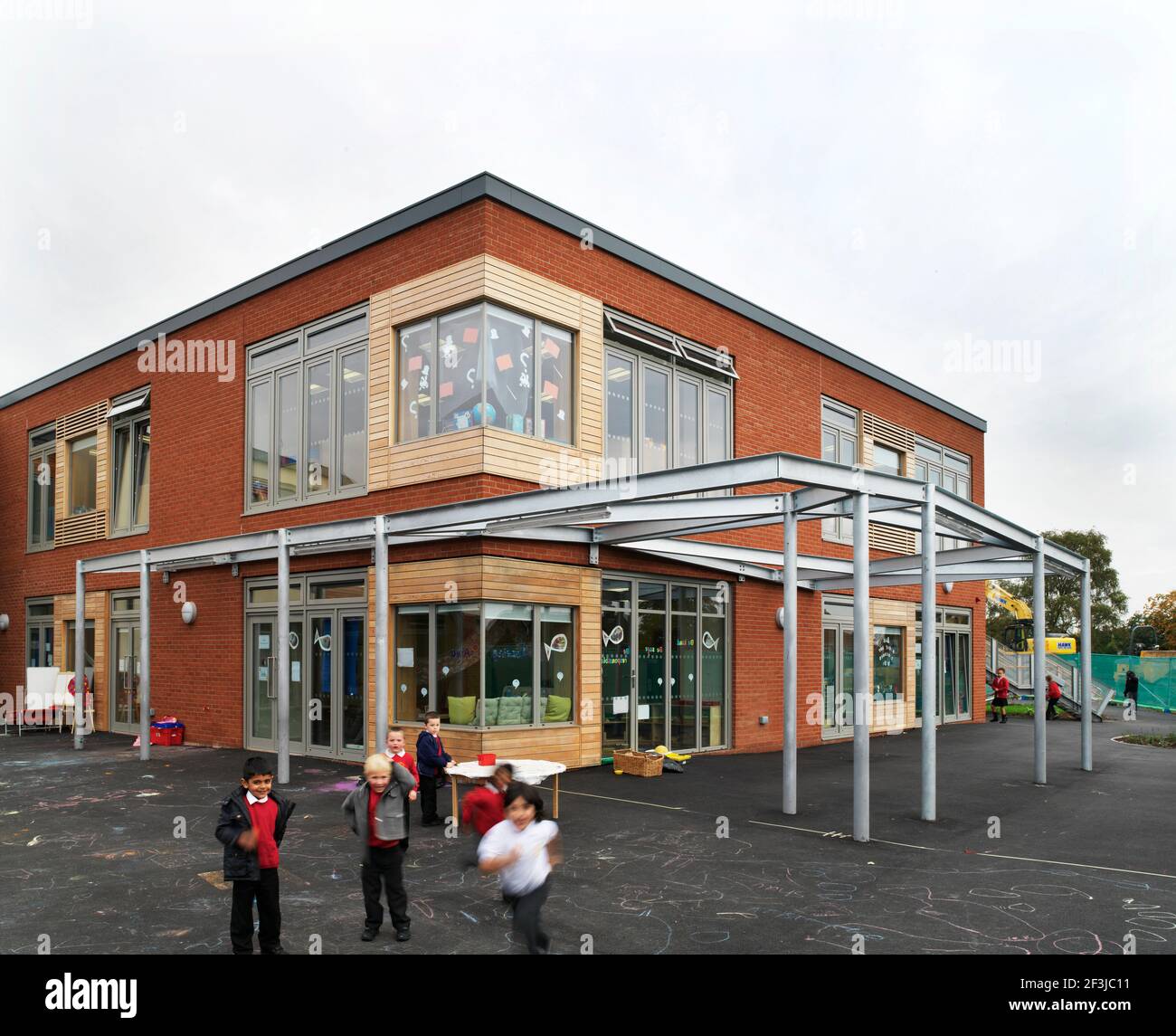 Courthouse Green School, New build school in Coventry Stock Photo - Alamy