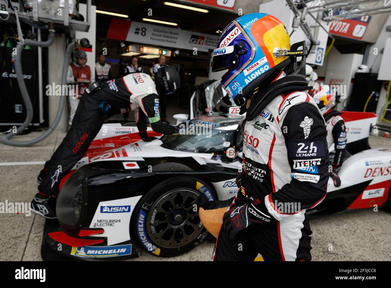 ALONSO Fernando (spa), Toyota TS050 hybrid lmp1 team Toyota Gazoo racing, portrait during the ...