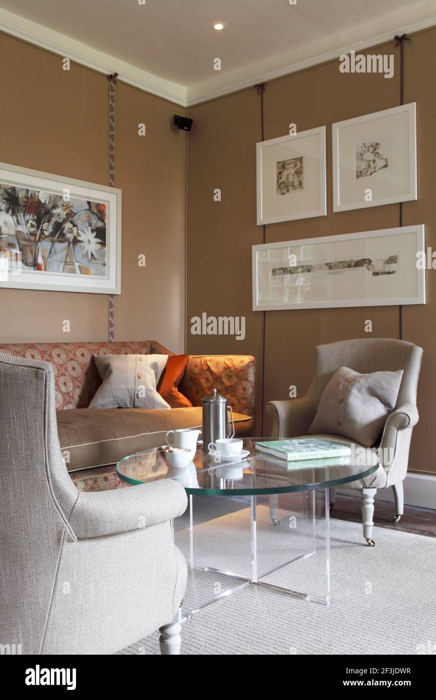 Seating in hotel lounge | | Designer: Fox Linton Stock Photo - Alamy