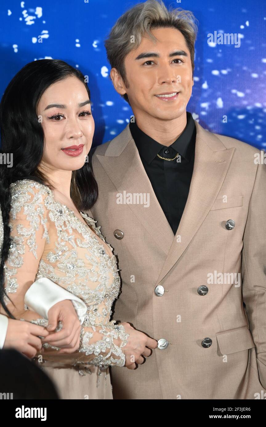 Canadian actress and restauranteur Christy Chung and her husband ...