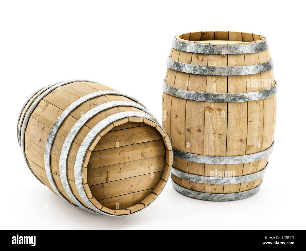 Two wooden barrels hi-res stock photography and images - Alamy