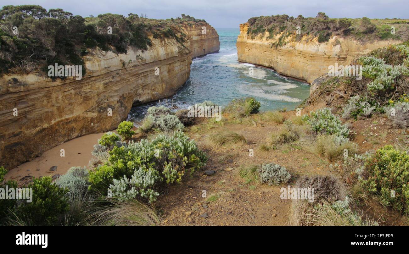 Loch Ard Gorge on Great Ocean Road in Victoria in Australia Stock Photo ...