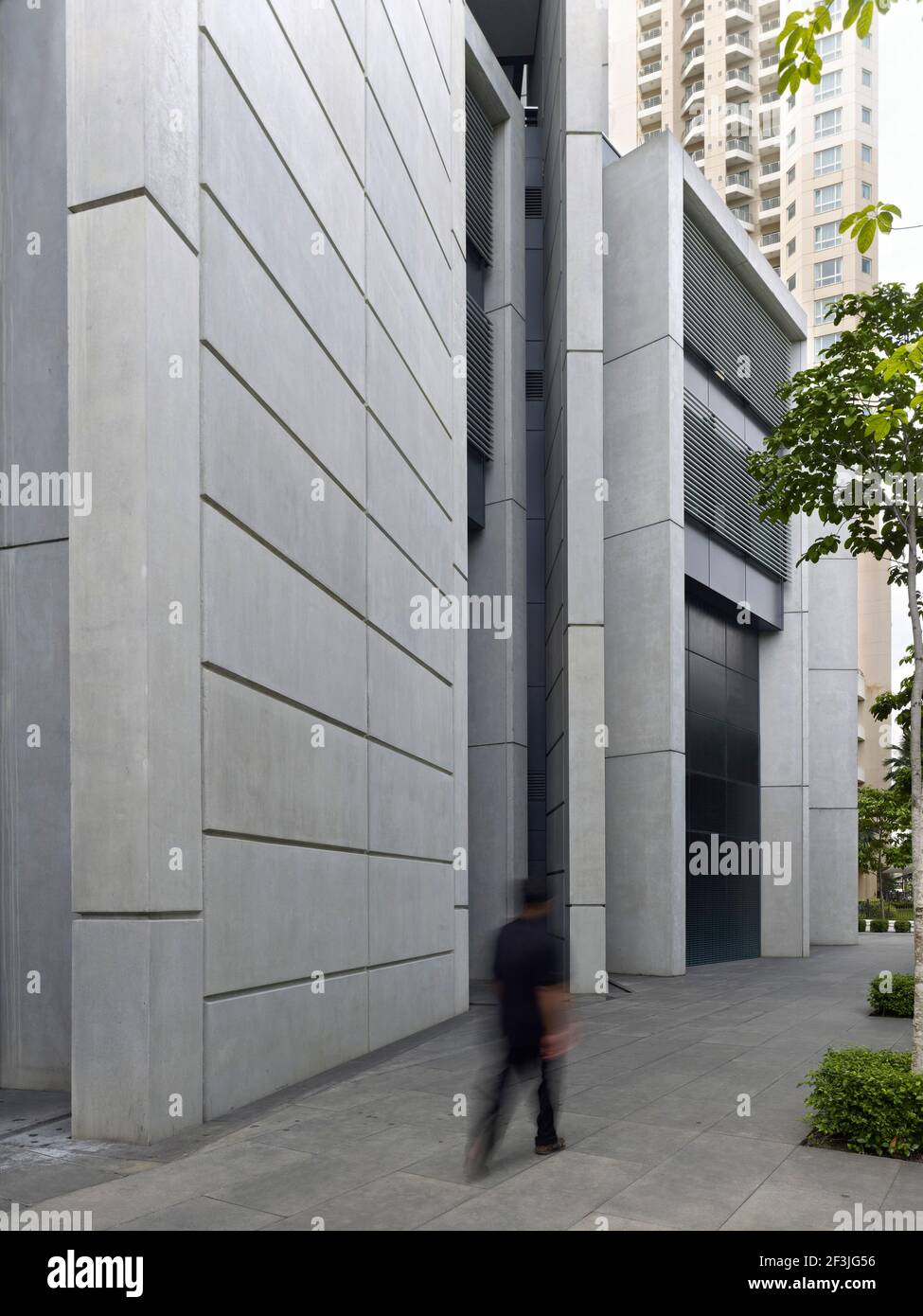 Troika building, ground level Stock Photo - Alamy