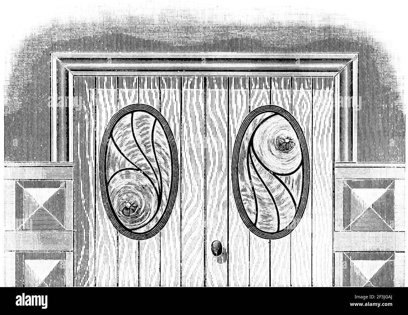 Crown glass in decorative work Stock Photo - Alamy