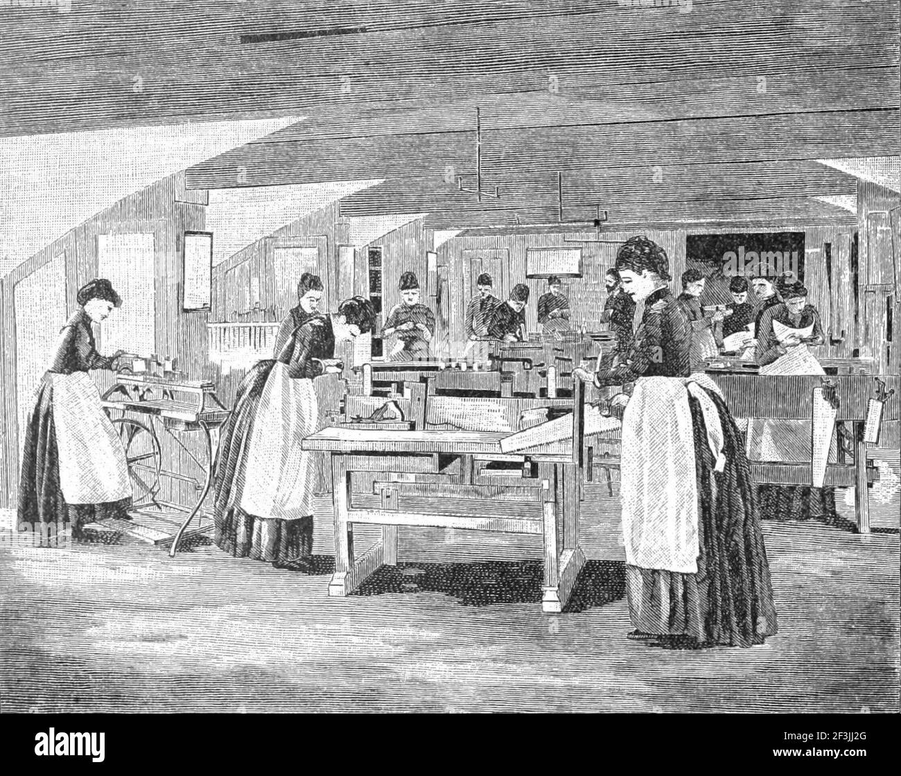 Normal class at the free sloyd school Stock Photo - Alamy
