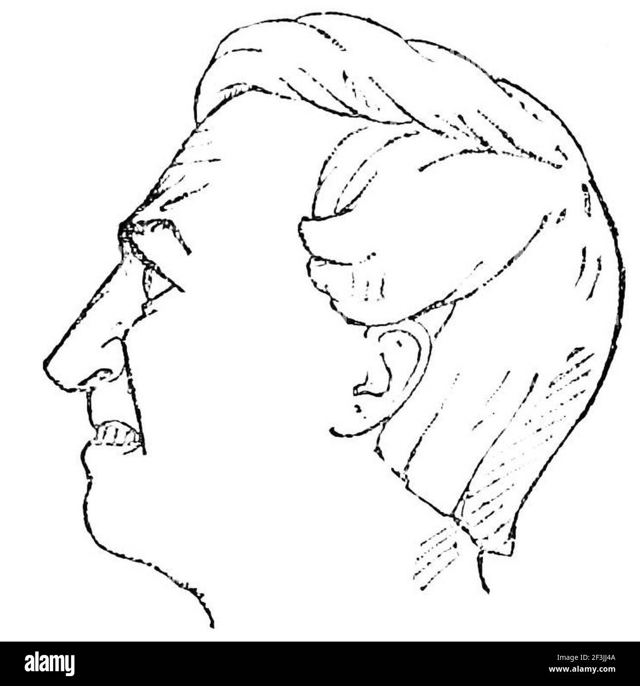 Pinched and bitter facial expression Stock Photo - Alamy