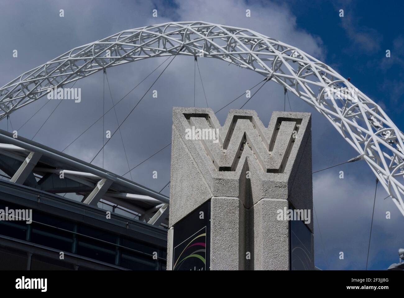 Entrance to Wembley Stadium, Wembley, London, NW10, England Stock Photo ...