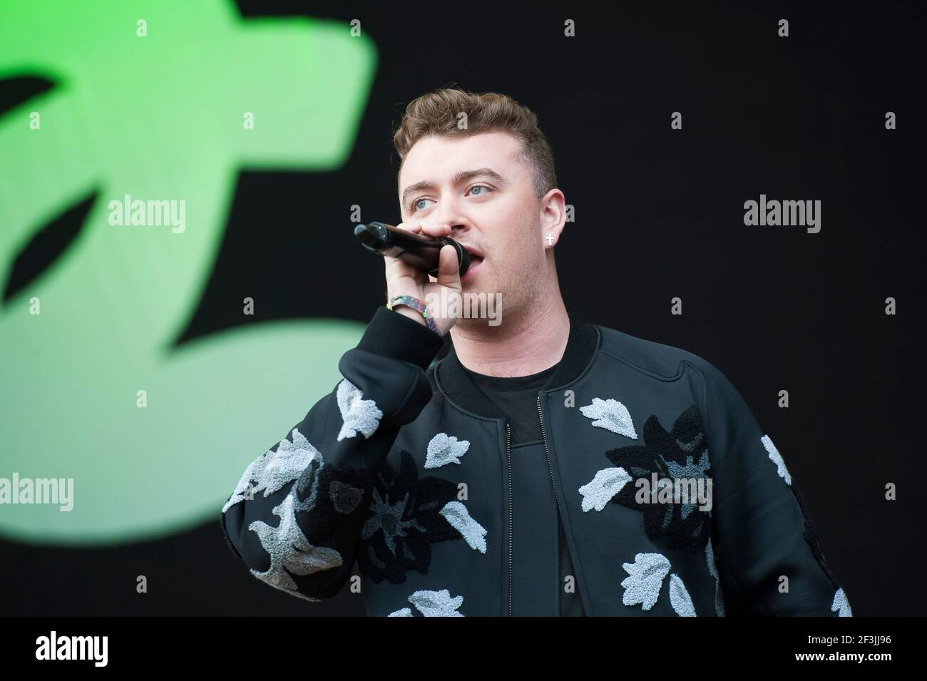 Sam Smith performs live on stage on day 2 of Bestival 2014, Robin Hill ...