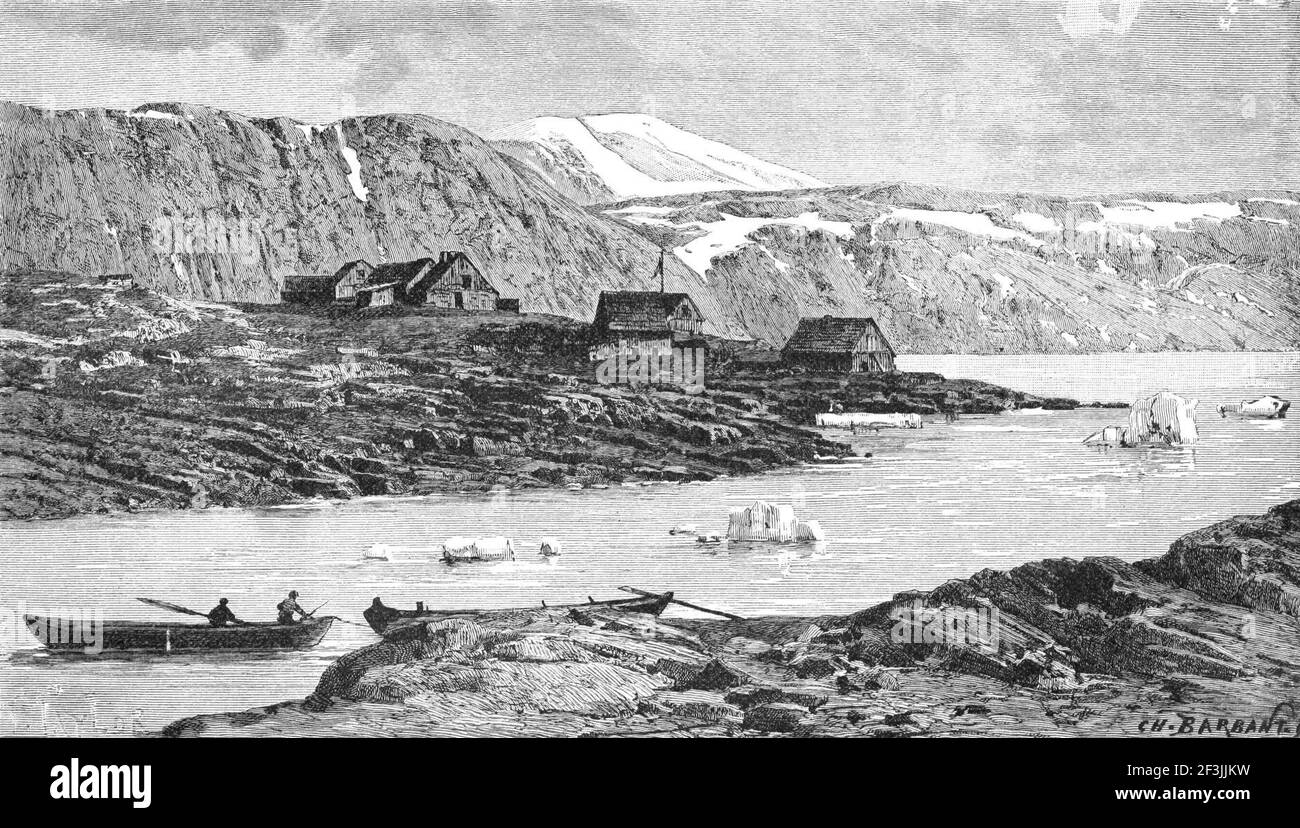 View of upernavik Stock Photo - Alamy