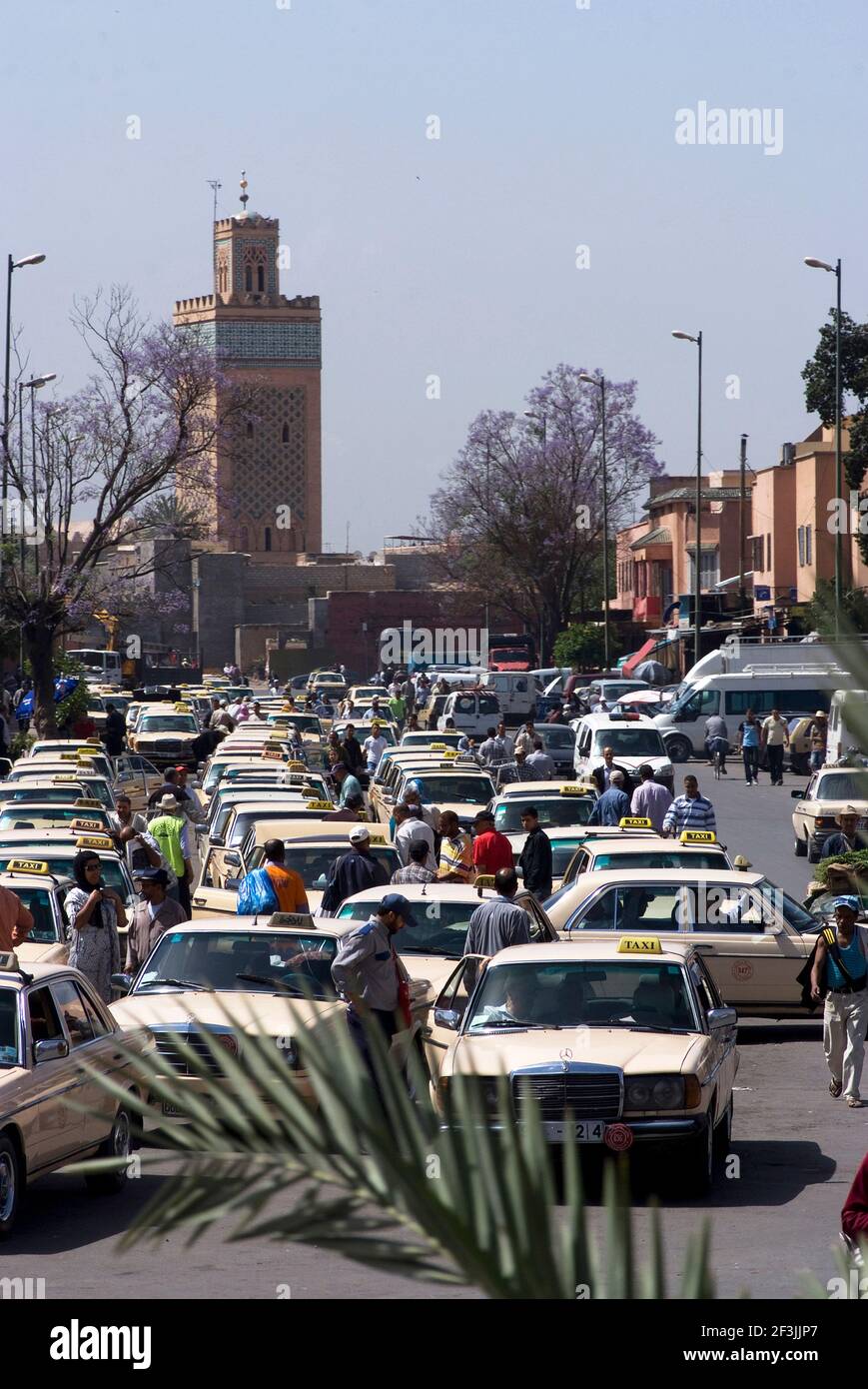 Morocco mercedes taxi hi-res stock photography and images - Alamy