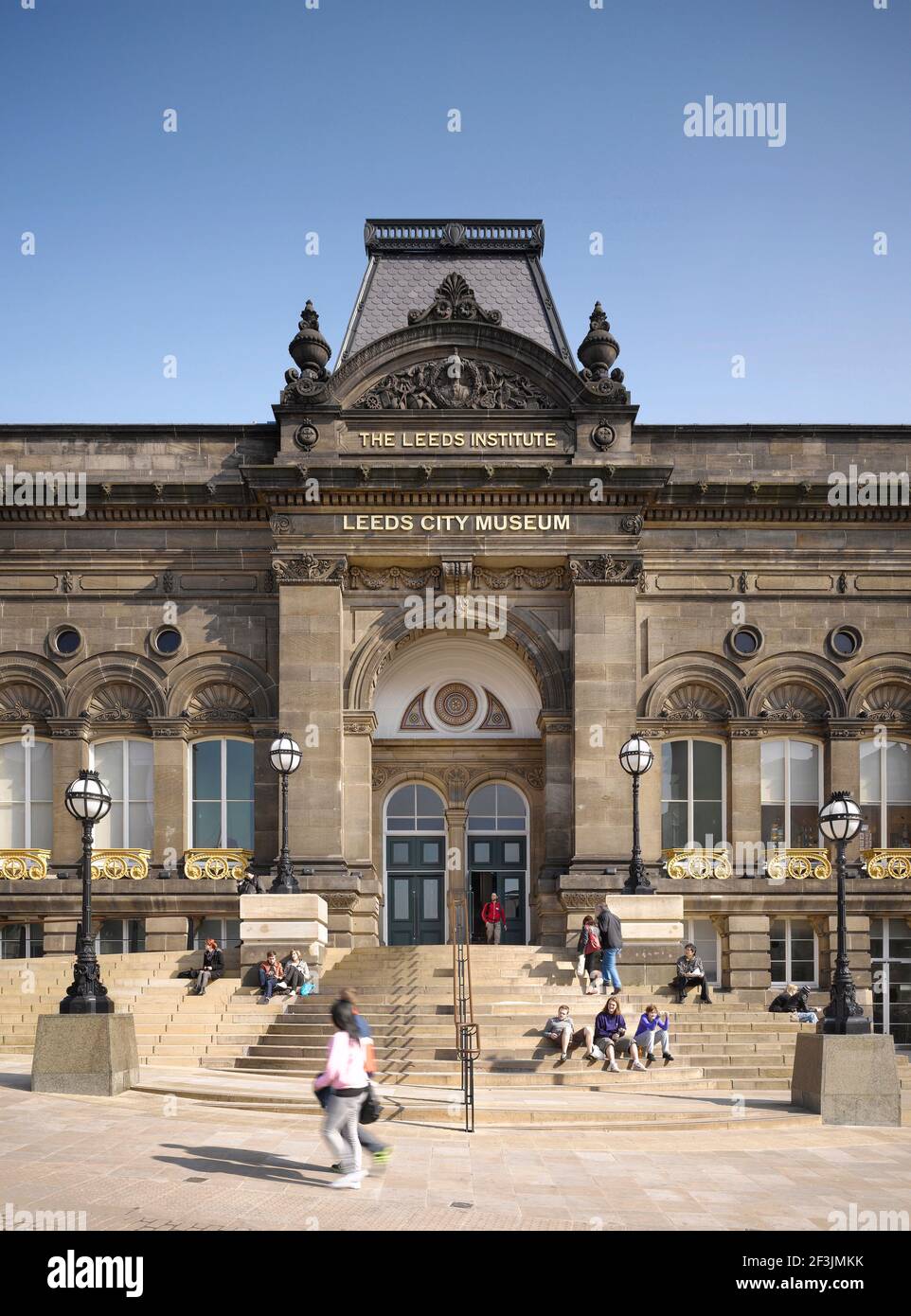 Exterior of the Leeds City Museum, Leeds, Yorkshire Stock Photo - Alamy