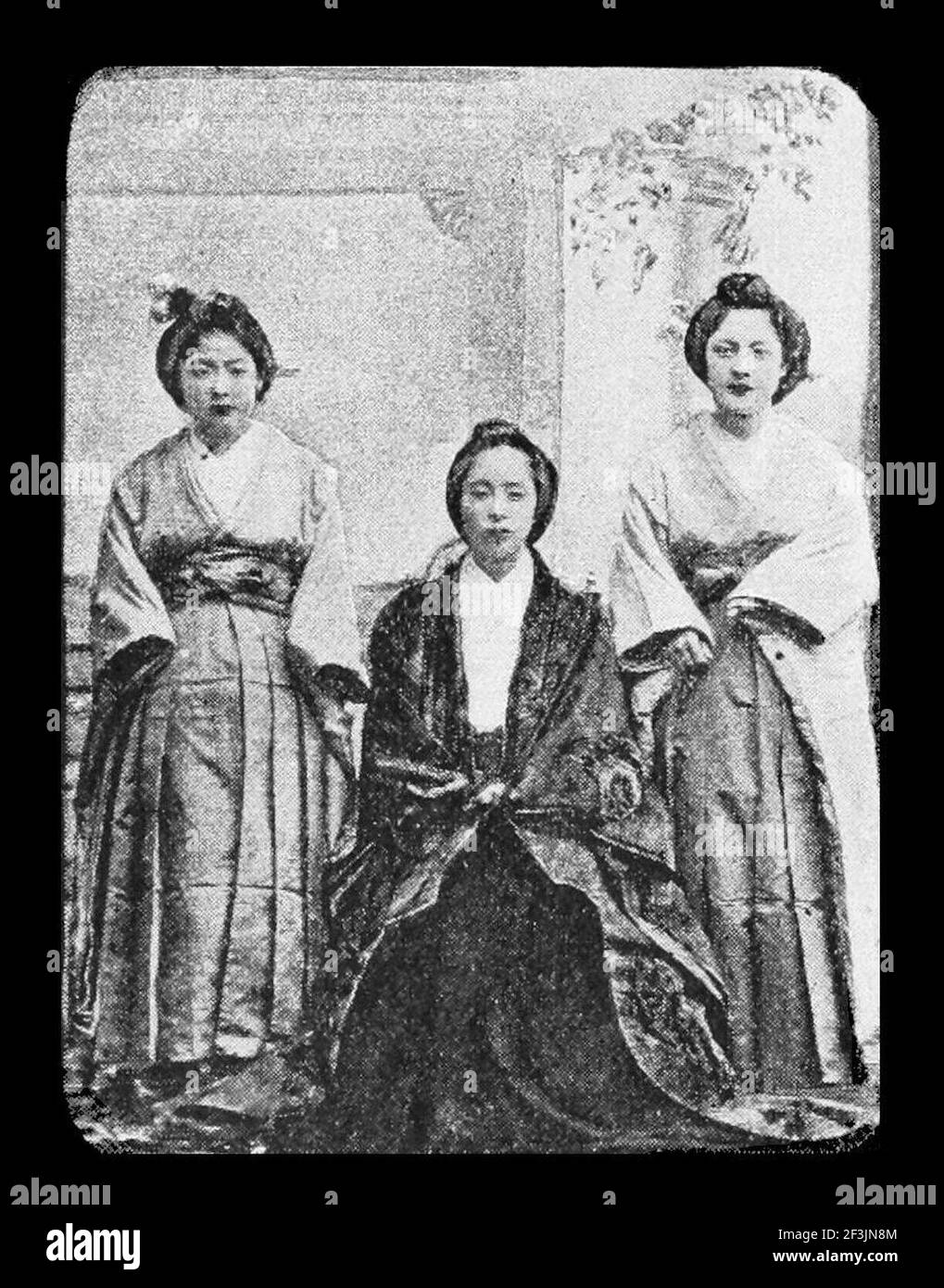 Southern japan type of dress Stock Photo - Alamy
