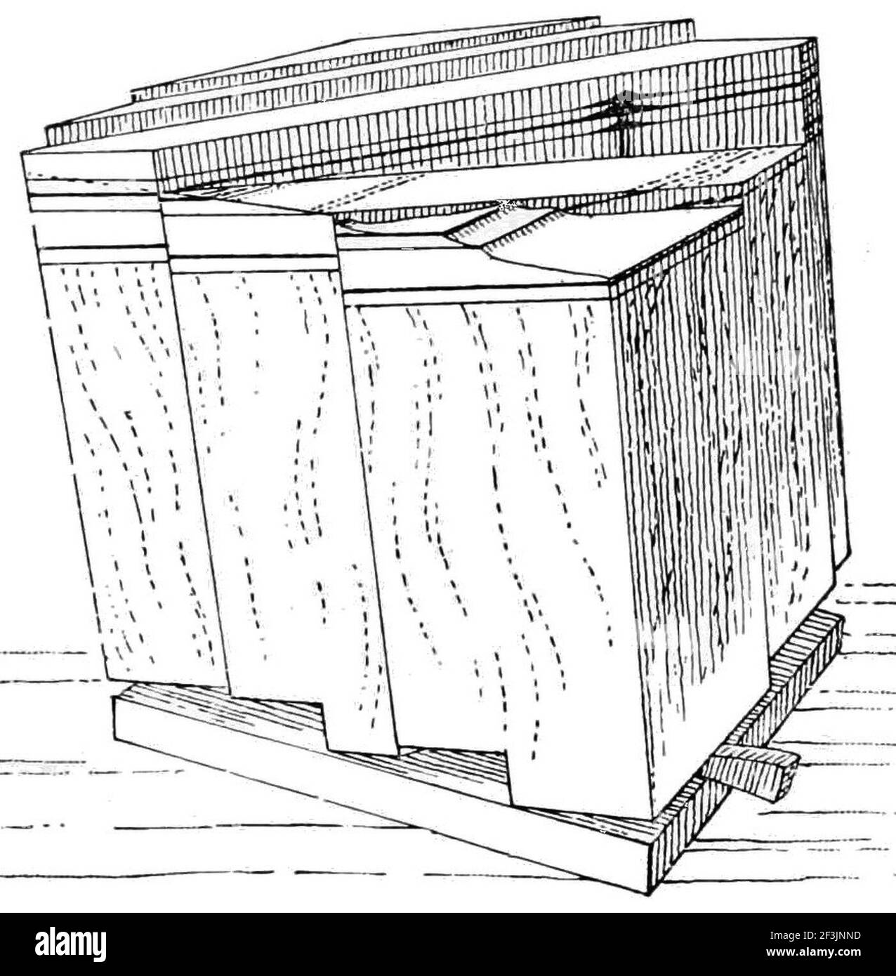 The relation of the peneplain to the ridges after the first ice erosion ...
