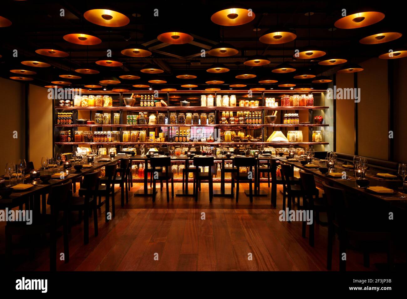 Tables set around perimeter of private dining room | | Designer ...