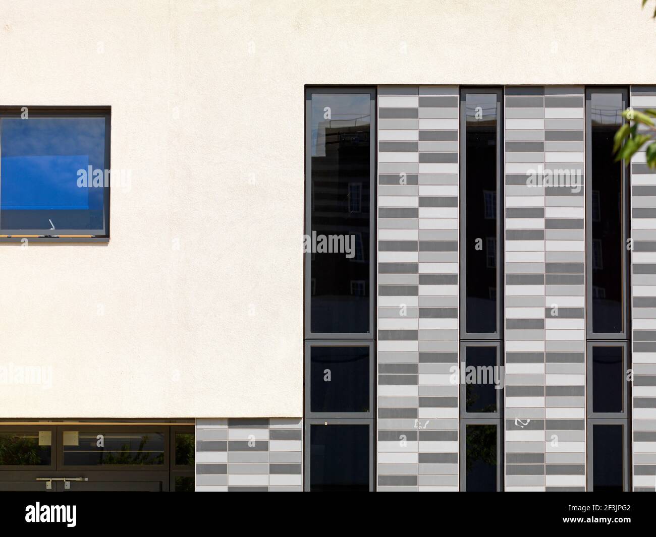 Pimlico Academy, Library and Adult Education centre, London Stock Photo ...