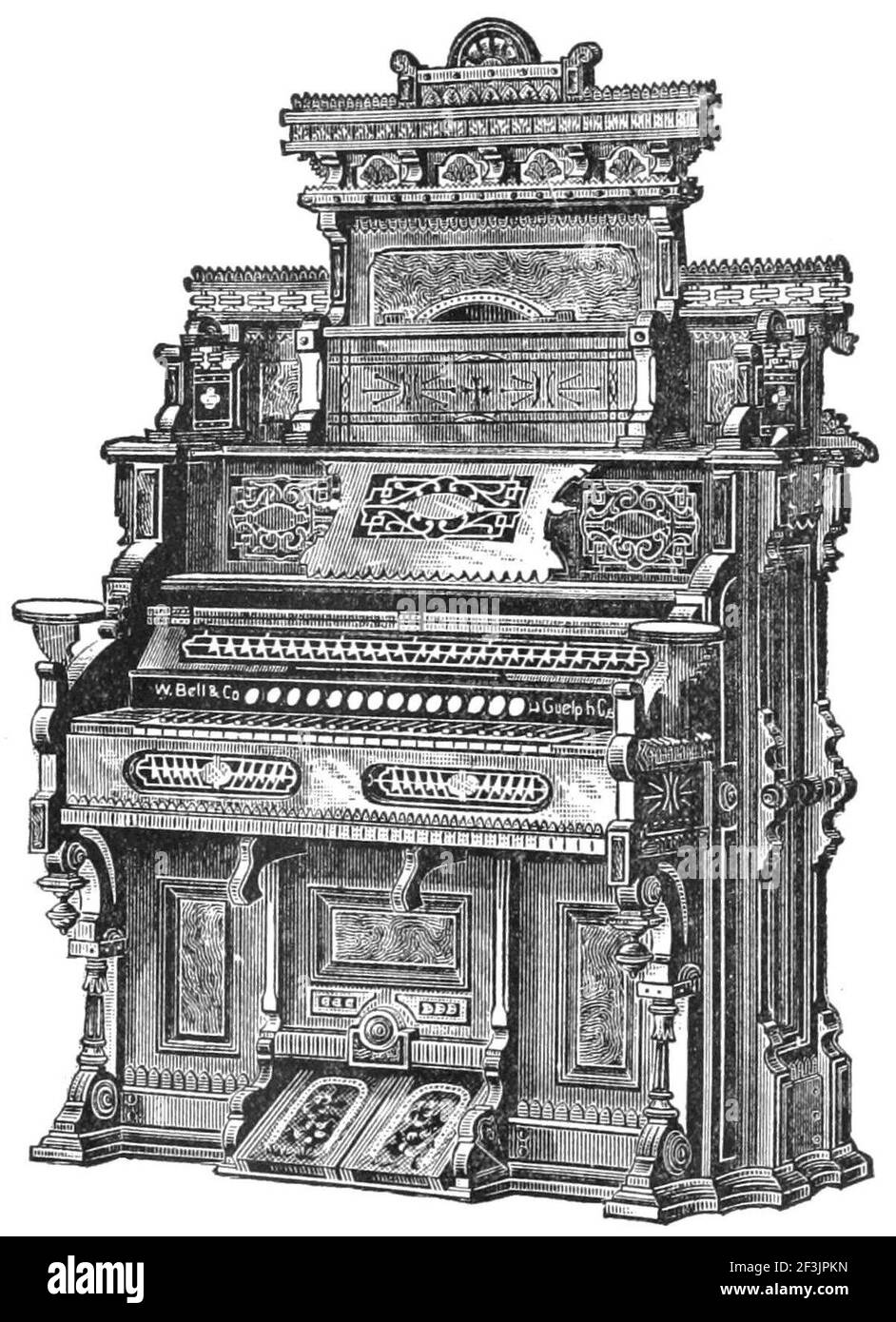 Popular style modern parlor organ Stock Photo - Alamy